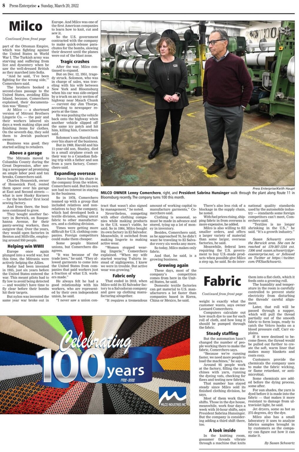 Celebrating 100 Years – Milco Industries